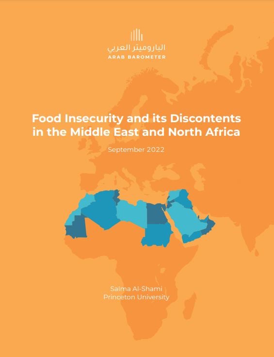New Arab Barometer Report Sheds Light on Food Insecurity in the MENA - CCAS