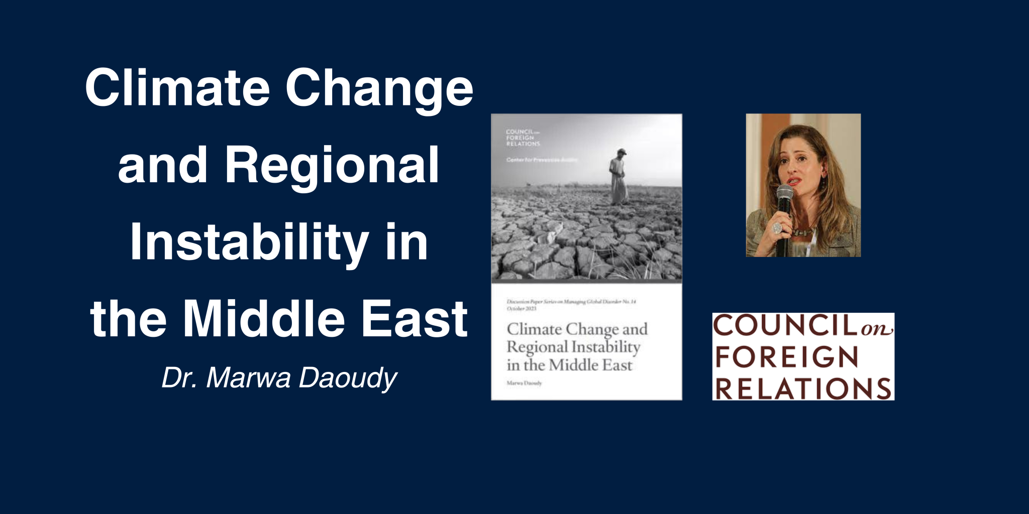 Climate Change and Regional Instability in the Middle East - CCAS
